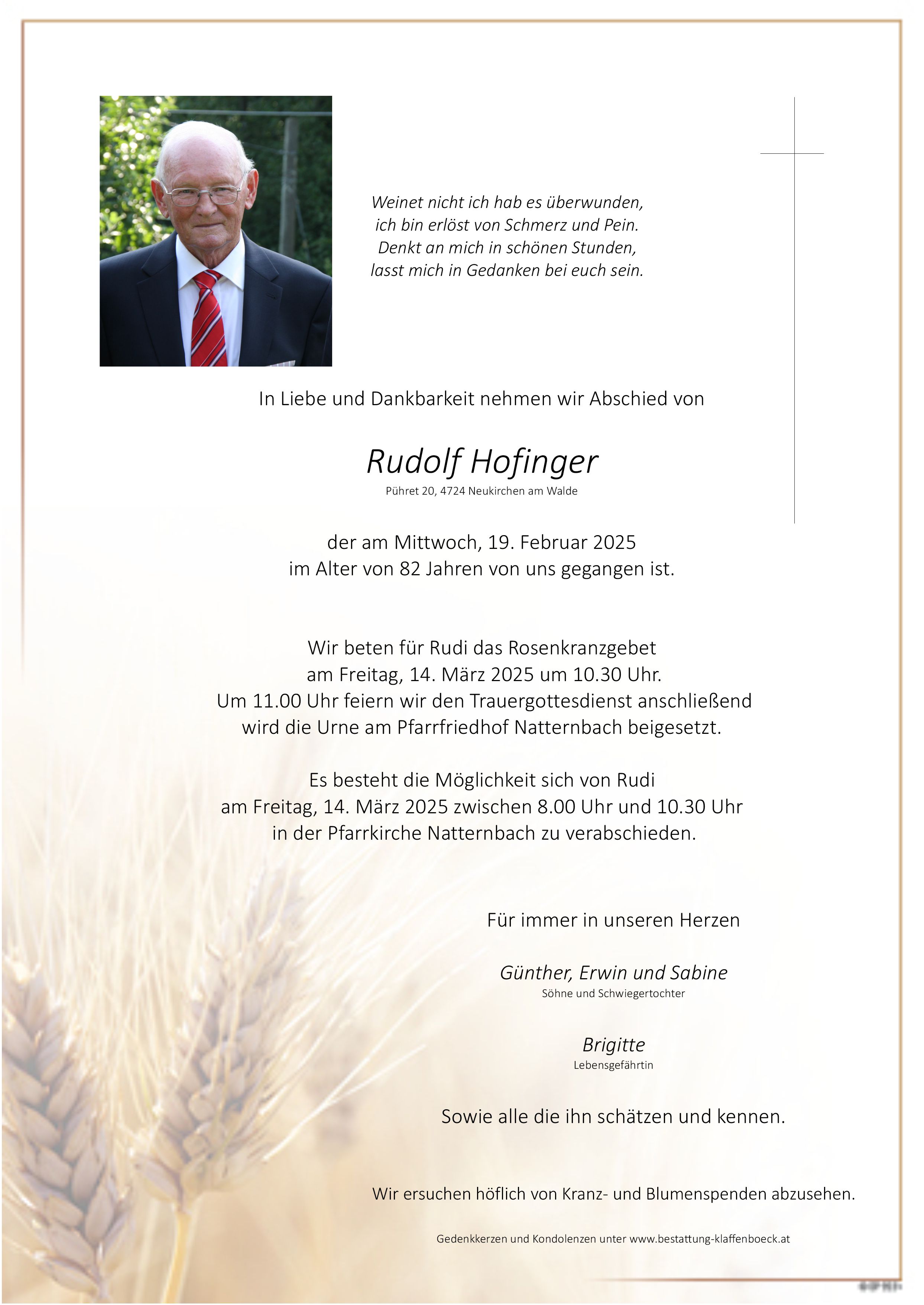 Bestattung Klaffenböck