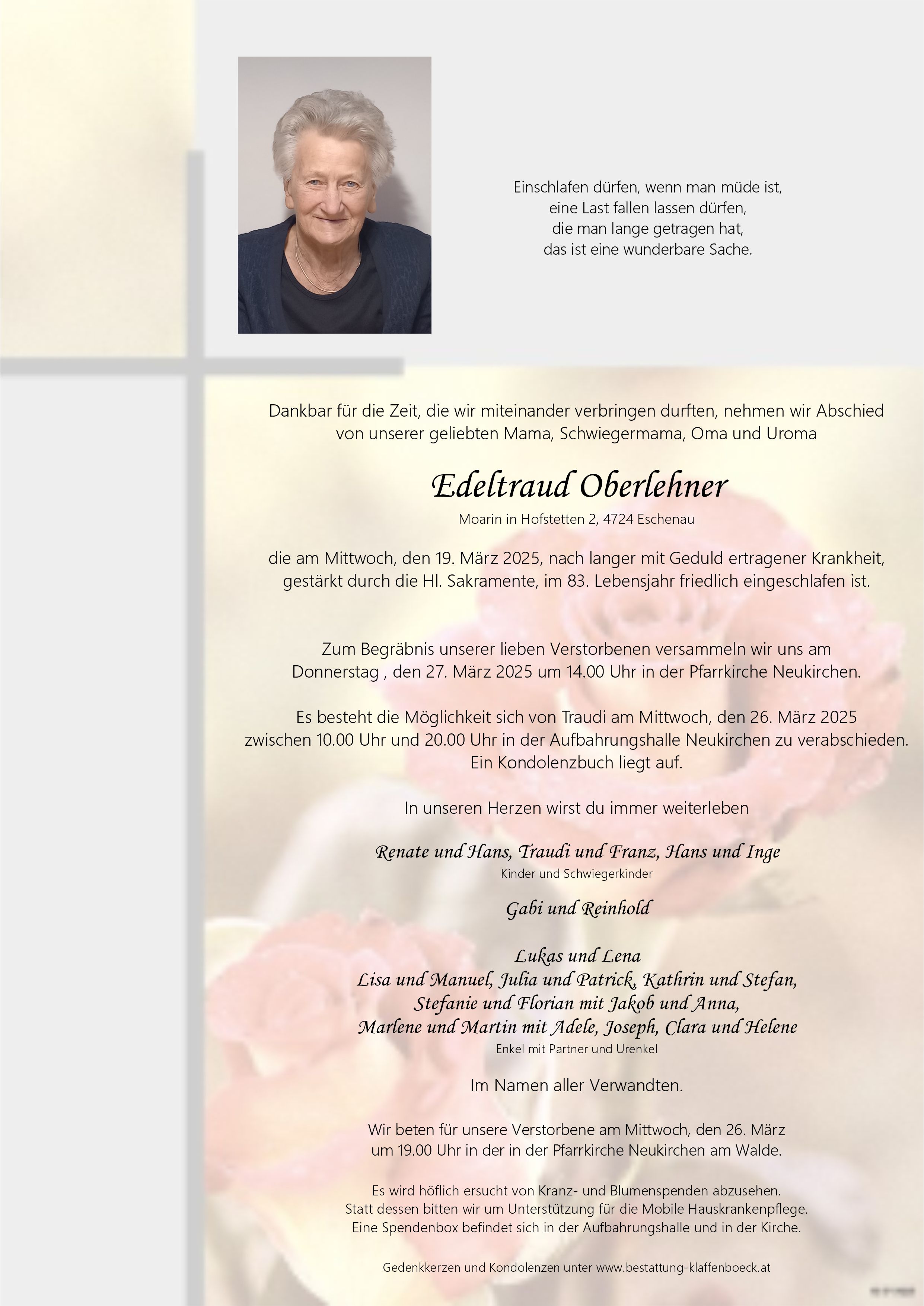 Bestattung Klaffenböck