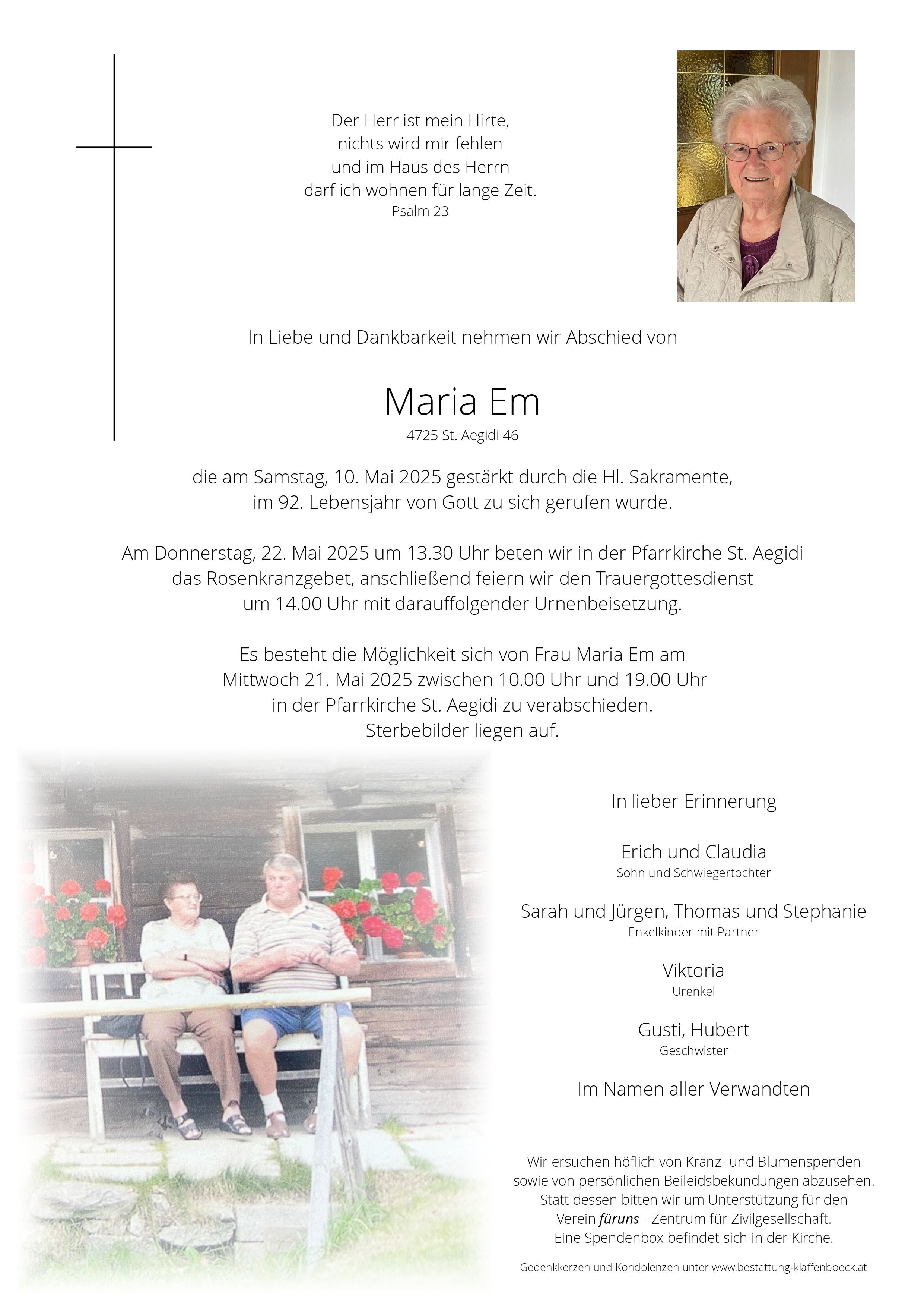 Bestattung Klaffenböck